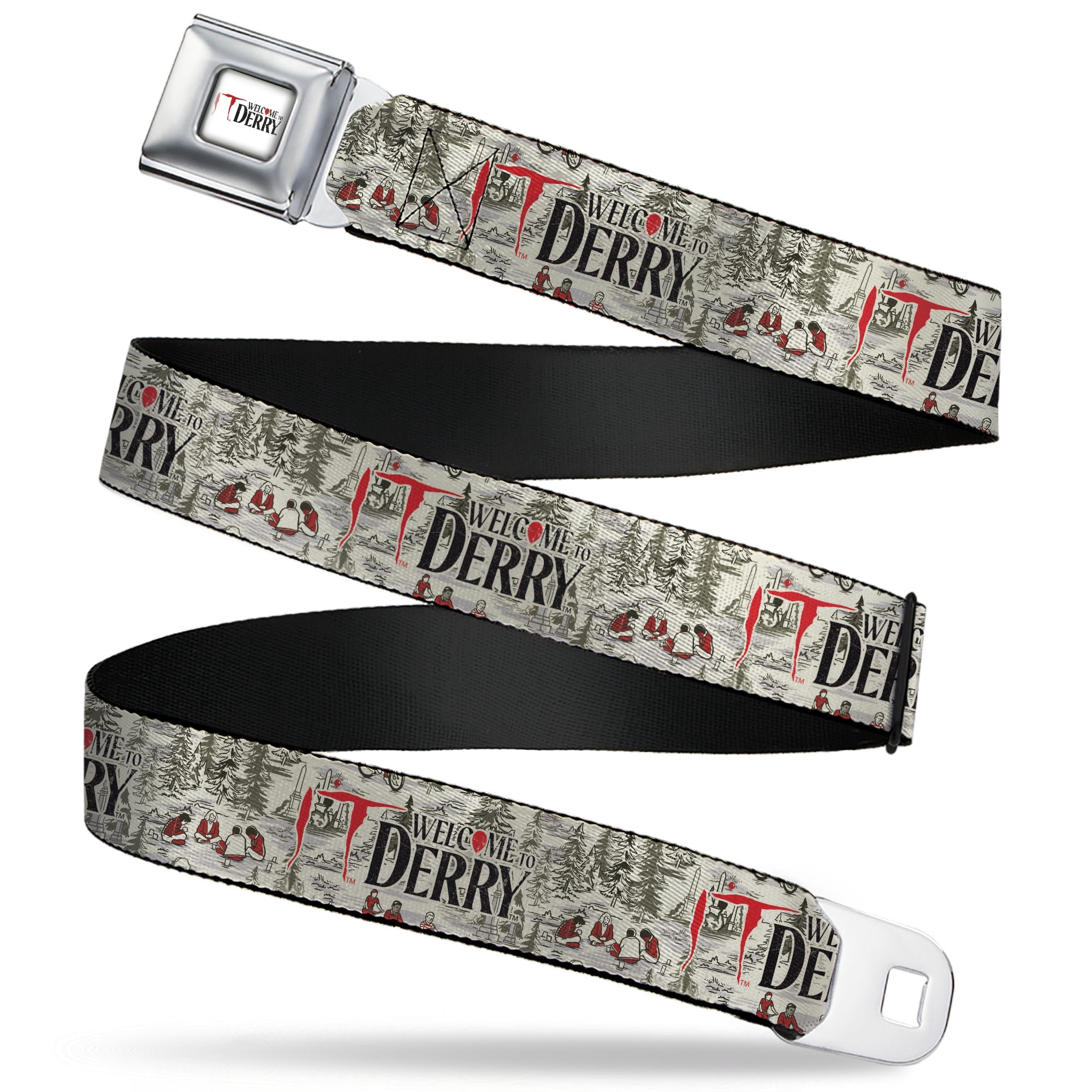 IT Belt, Seatbelt Buckle Belt, It Welcome To Derry Camping Forest and ...