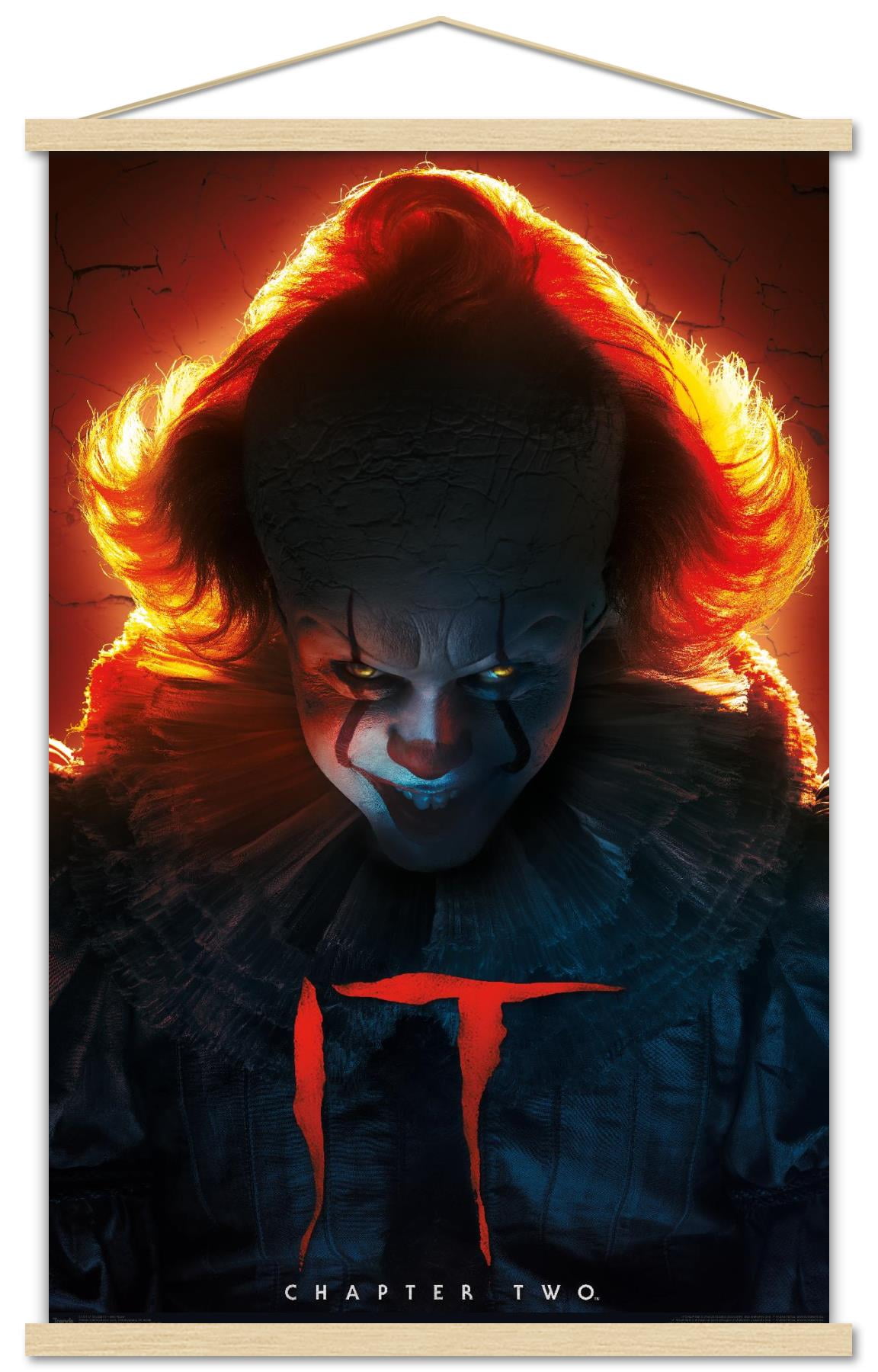 IT: Chapter 2 - Evil Glow Wall Poster with Magnetic Frame, 22.375" x 34" - Walmart.com