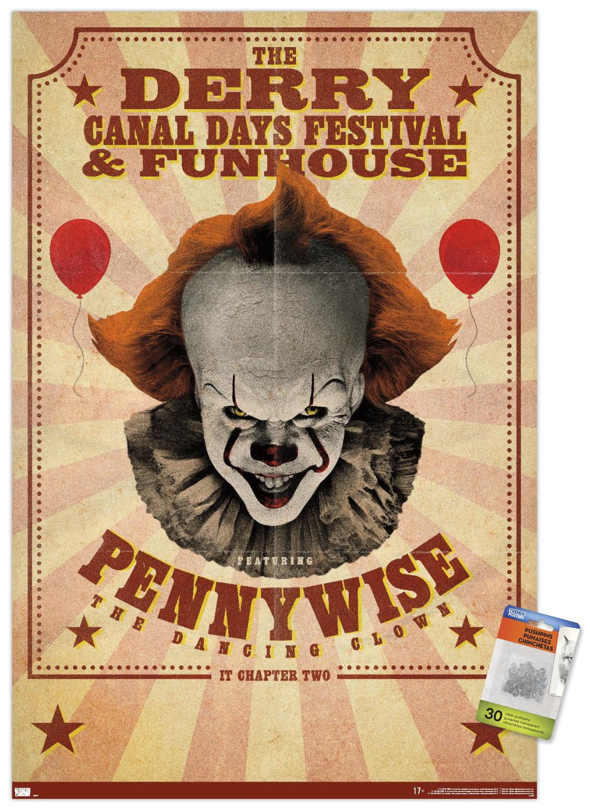 IT: Chapter 2 - Funhouse Wall Poster with Pushpins, 22.375" x 34 ...