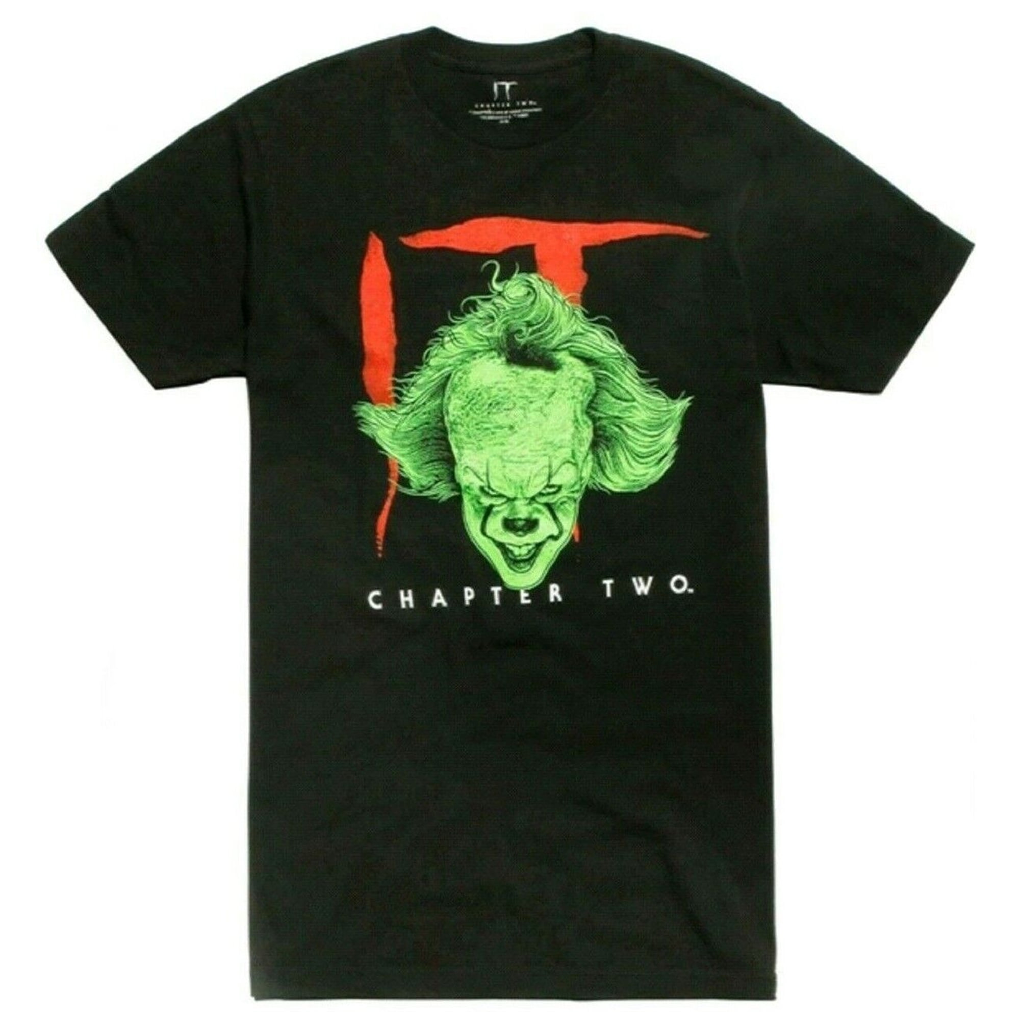 IT Chapter 2 Green Pennywise Men's Black T-Shirt (Small) - Walmart.com