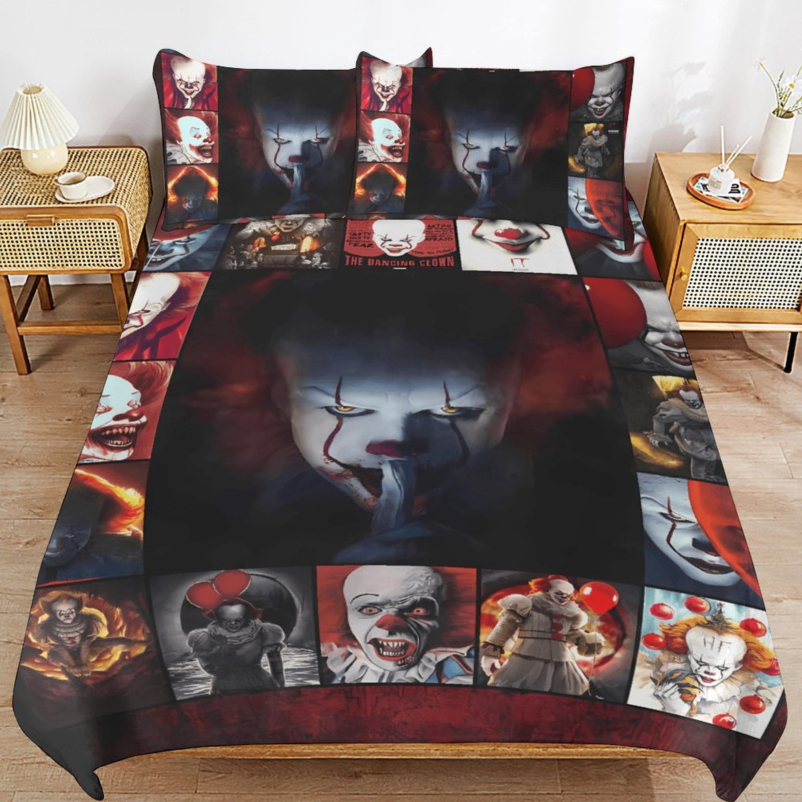 IT Chapter 2 Pennywise Bed Duvet Cover Microfiber Bedding Sets 3D ...