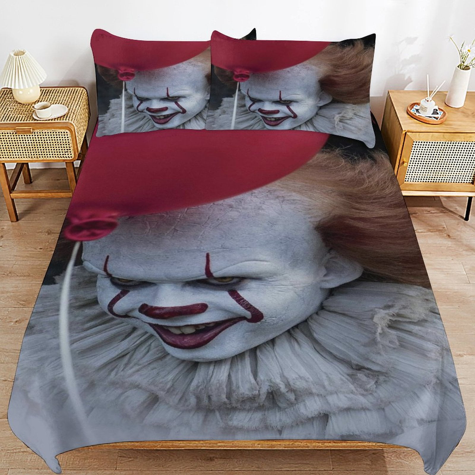 IT Chapter 2 Pennywise Bed Duvet Cover Microfiber Bedding Sets 3D ...