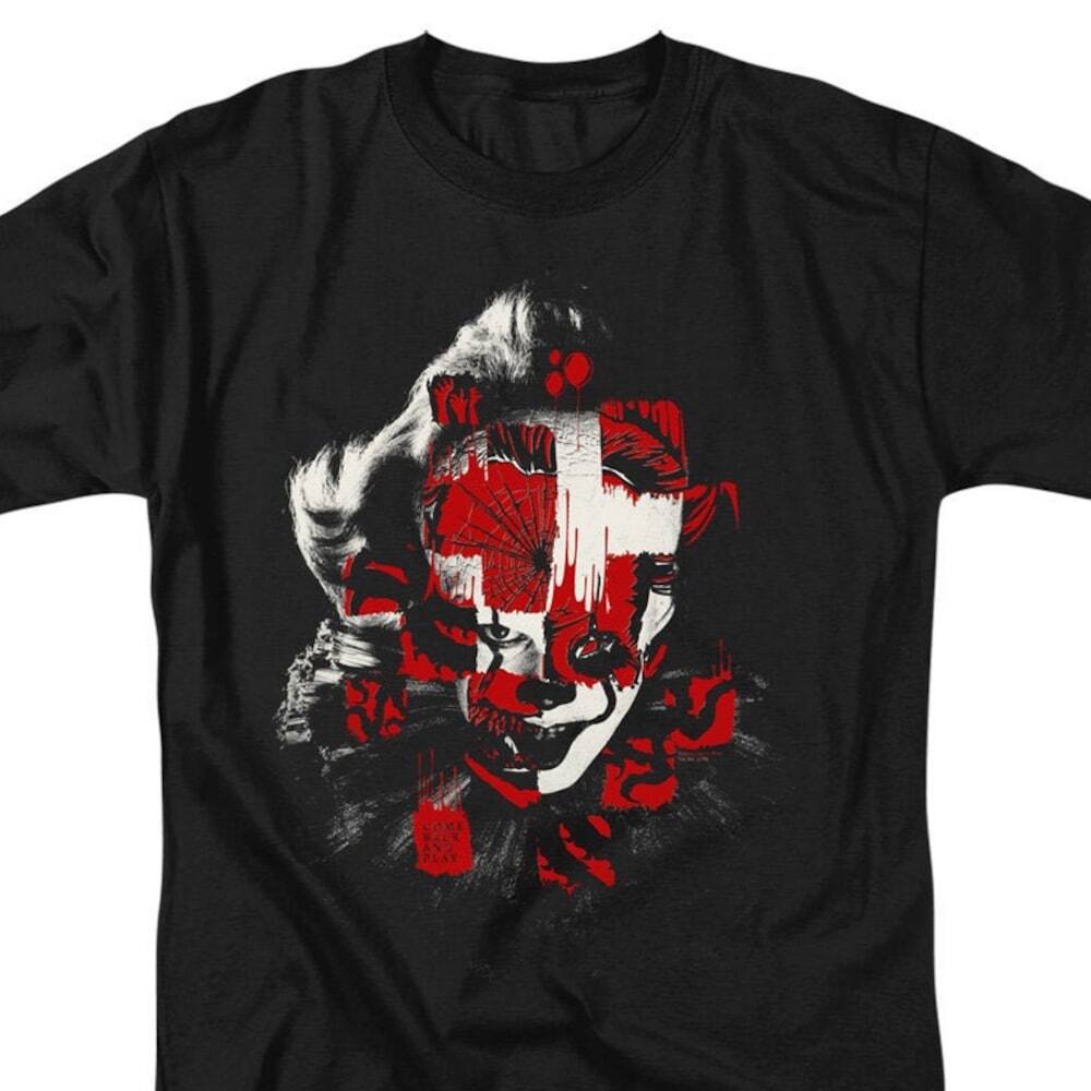 IT Chapter Two Come Back and Play Black Shirts - Walmart.com