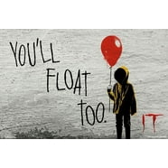 IT: Chapter 2 - Smile One Sheet Wall Poster with Wooden Magnetic Frame ...