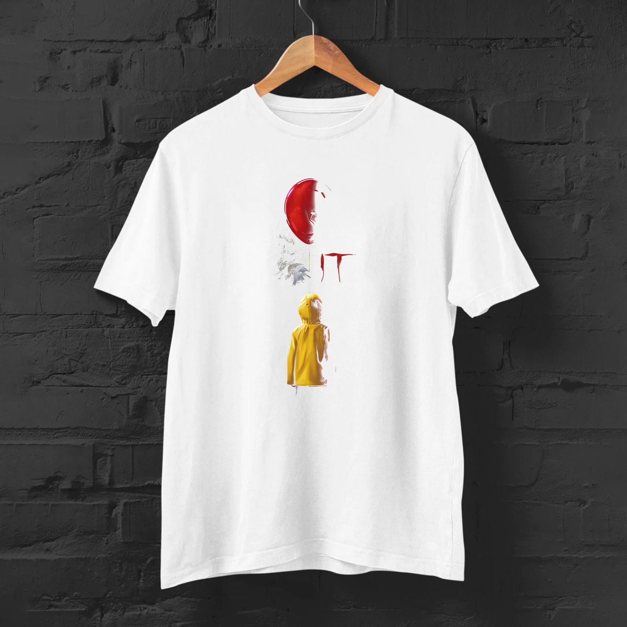 IT Movie Pennywise DVD Cover Horrifying Shape Shifting Evil Men's T ...