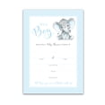 IT’S A BOY! — Boy Elephant BABY SHOWER INVITATIONS— Pack of 25 — BLUE ...