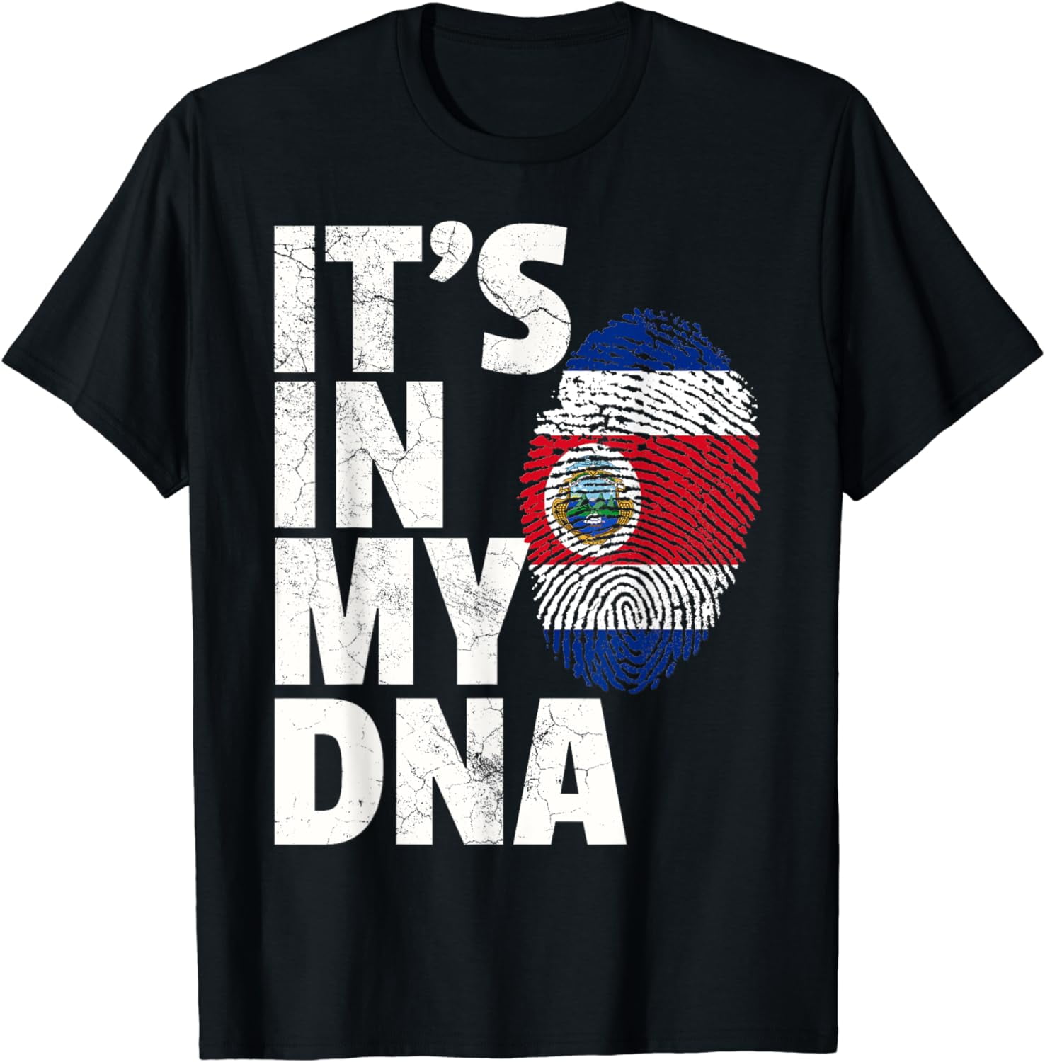 IT'S IN MY DNA Costa Rica Flag Rican Pride Men Women T-Shirt - Walmart.com