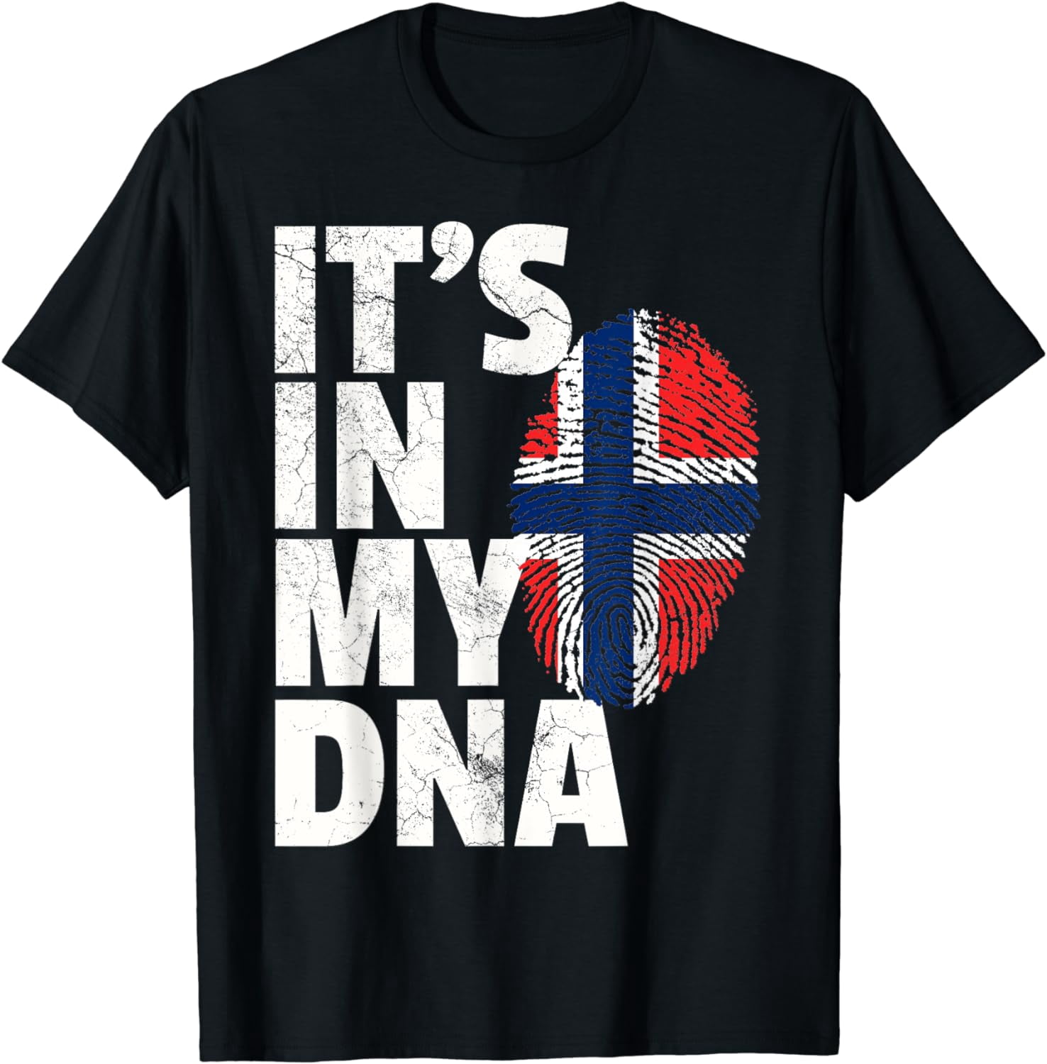 IT'S IN MY DNA Norwegian Norway Flag Pride Men Women Gift T-Shirt ...