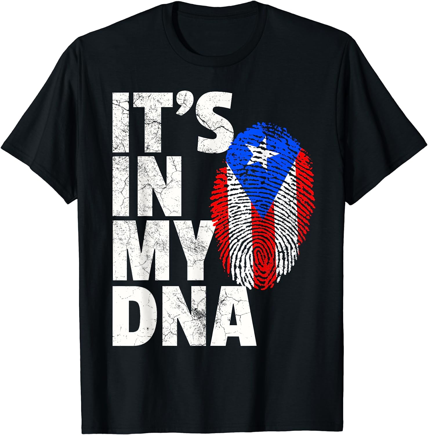 IT'S IN MY DNA Puerto Rico Rican Flag T Shirt Men Women Kids T-Shirt ...