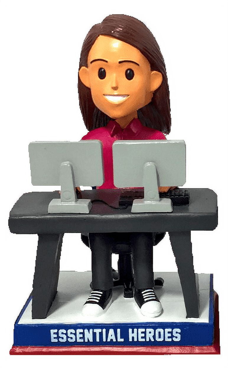 IT Specialist 911 Operator Call Center Heroes Bobblehead Female Light ...