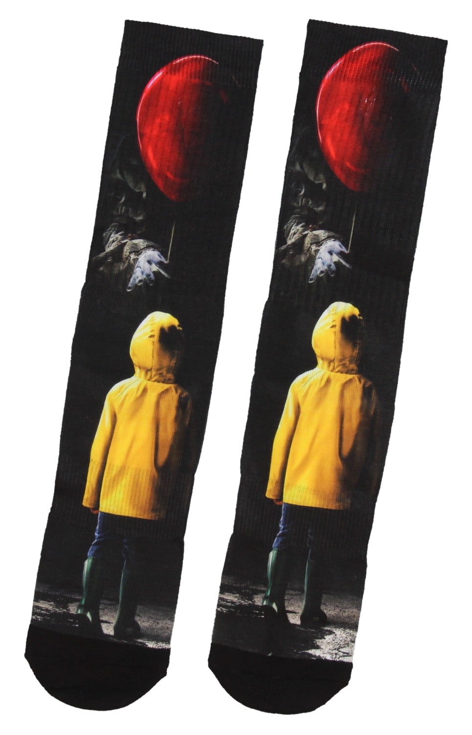 Stephen King IT Georgie And Pennywise With Red Balloon Sublimated Crew ...