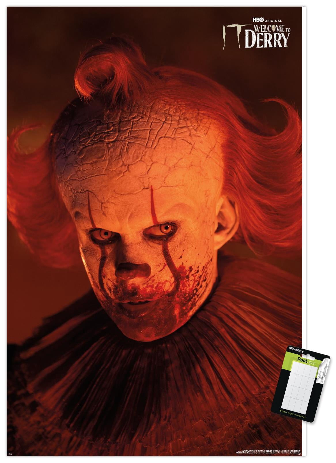 IT: Welcome To Derry (2025) - Pennywise Clown in Red Wall Poster, 22. ...