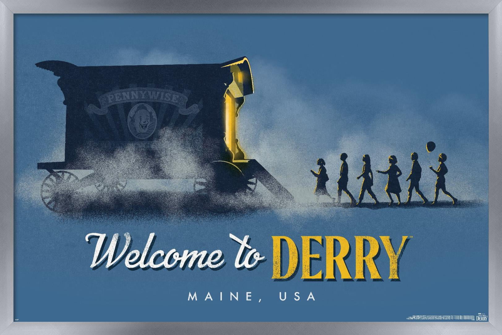 IT: Welcome to Derry (2025) - Pennywise Wagon Wall Poster, 22.375" x 34 ...