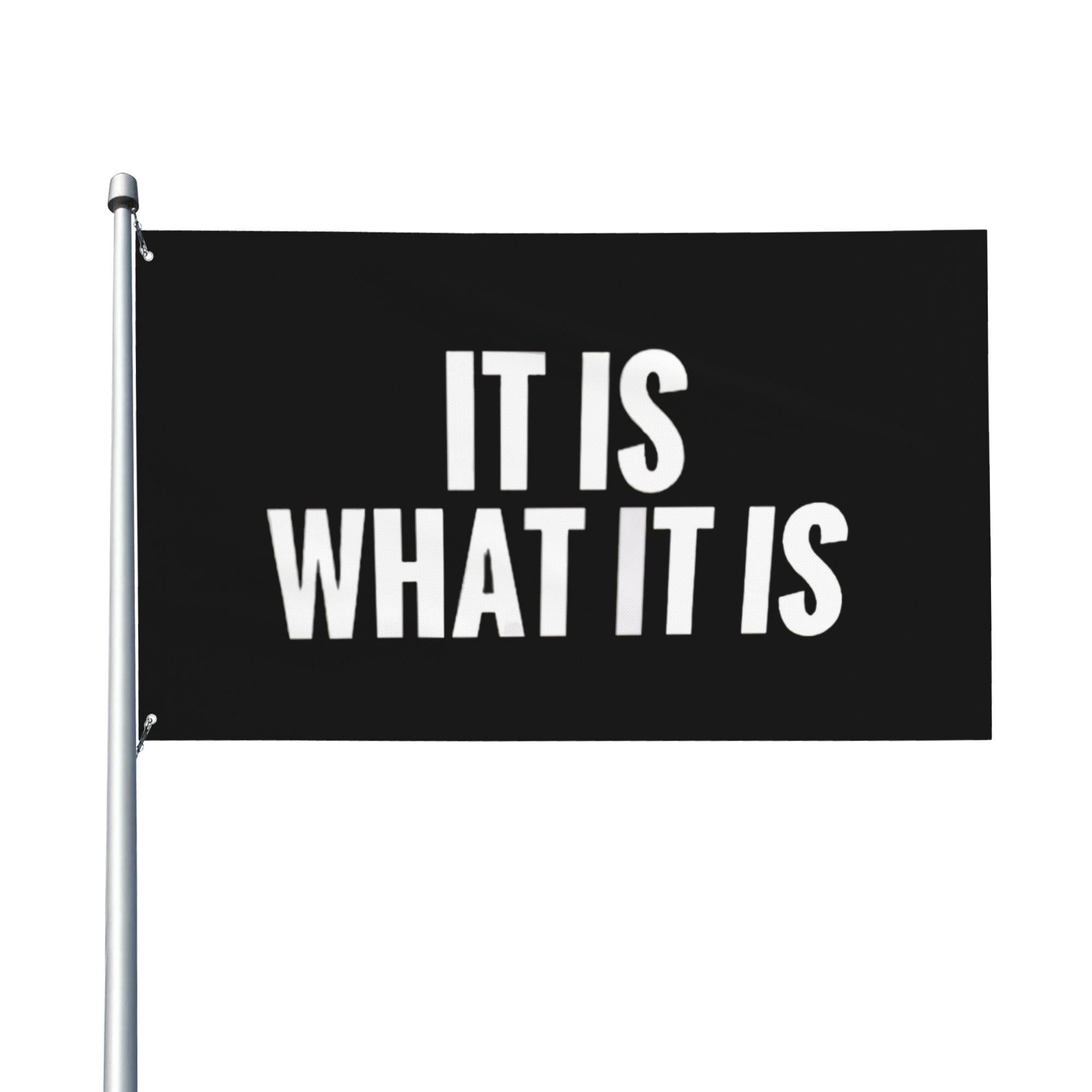 IT is What IT is Flag Built For Outdoor Use America Banner Flags Garden ...