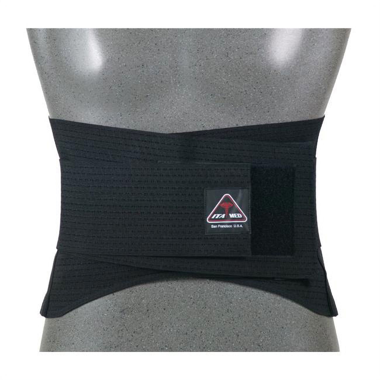 ITA-MED Elastic Duo-Adjustable Back Support Belt (9'' Wide) - Medium ...