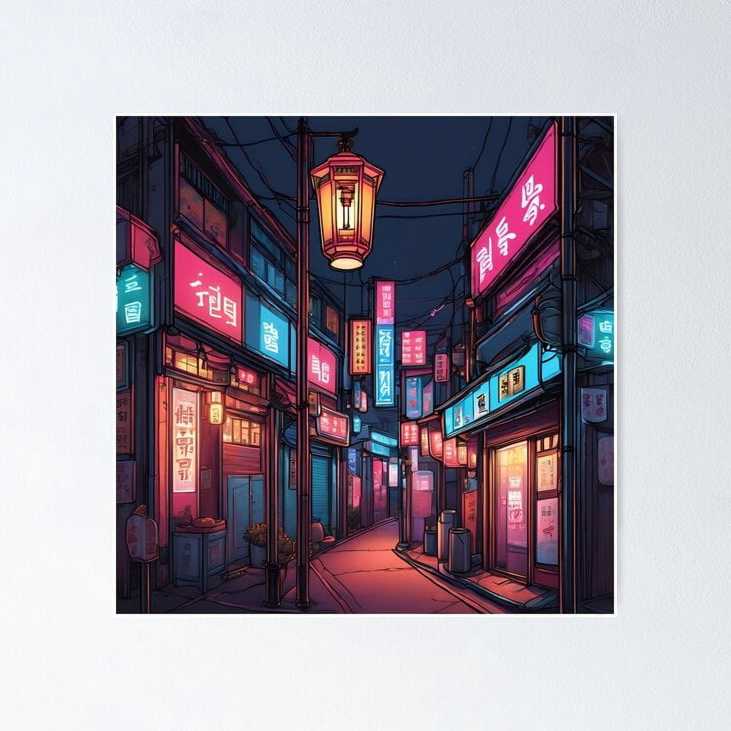 ITAEWON SEOUL ANTIQUE RICH STREET Poster, 24x36 UNFRAMED - Walmart.com