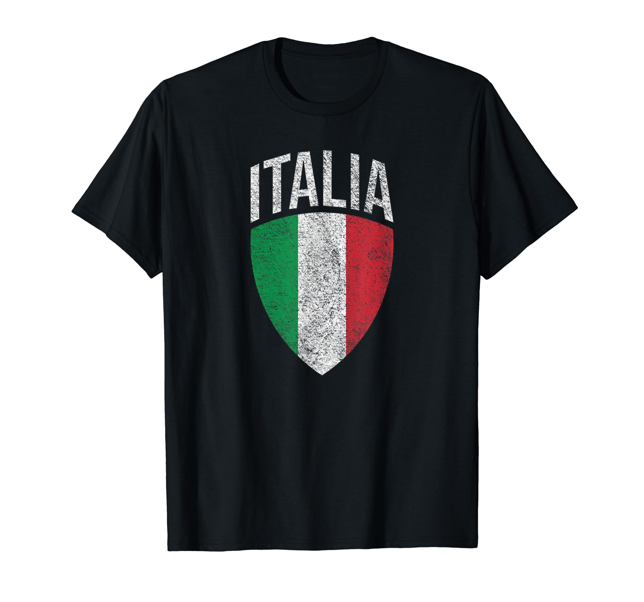 ITALIA ITALY FLAG SHIELD ITALIAN ITALIANO PRIDE T-Shirt - Walmart.com