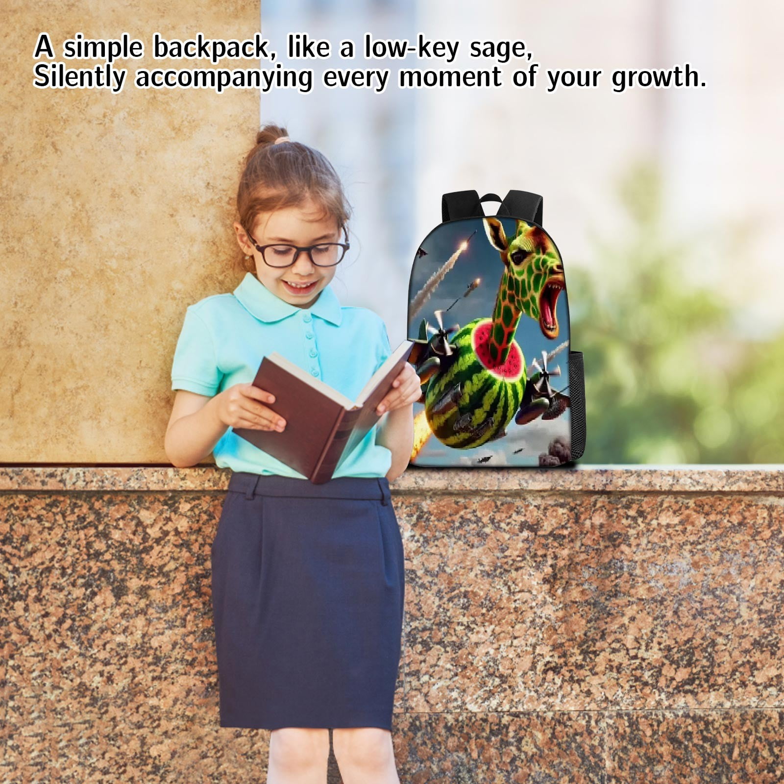 ITALIAN BRAINROT CLICKER Ergonomic 18D Backpack for School, Brainrot ...