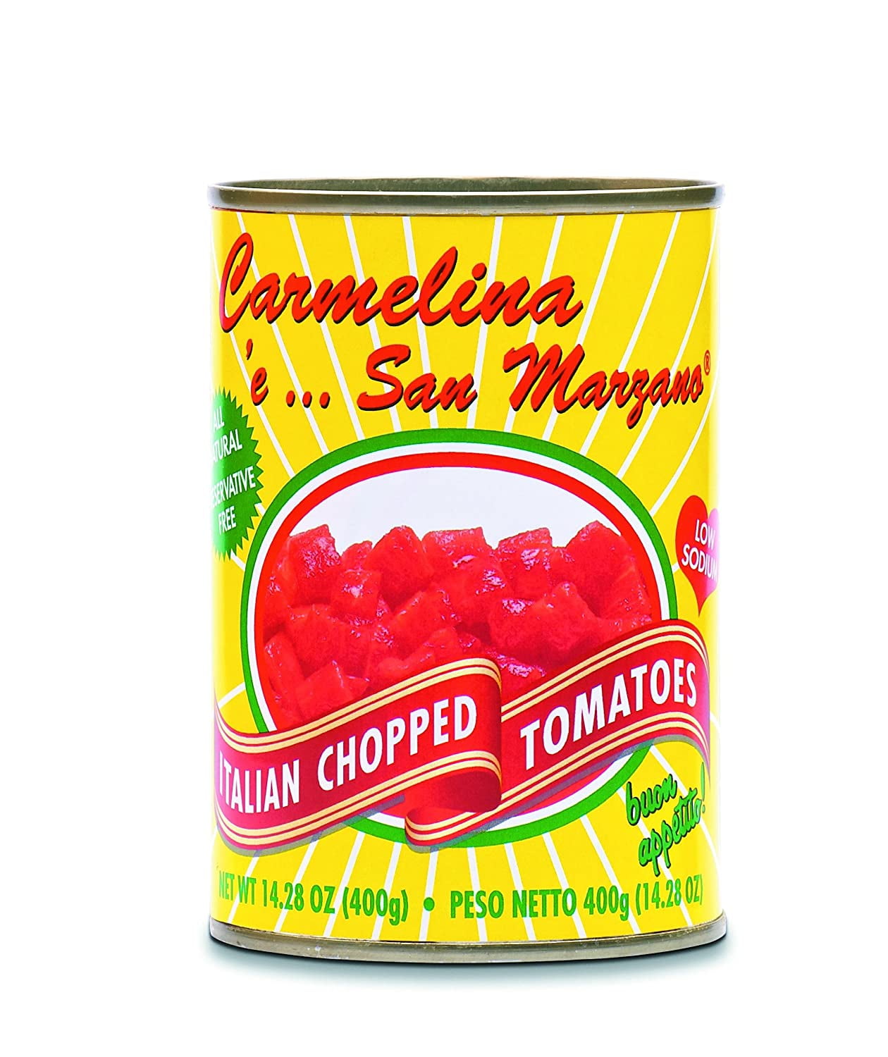 Carmelina ‘e… San Marzano® Fresh Italian Chopped Tomatoes in Puree, No ...