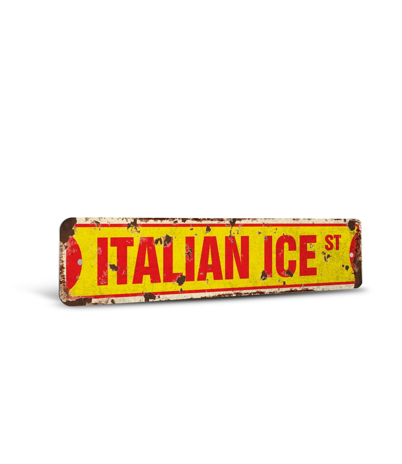 ITALIAN ICE Vintage Style Rustic Street Sign – Store Shaved Icee Snow ...