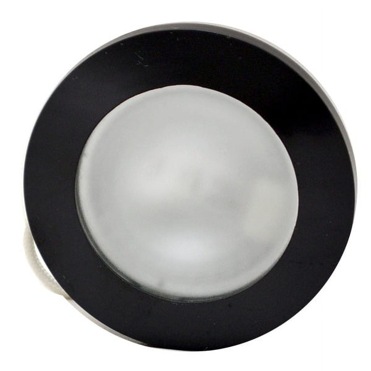 ITC Boat Cabin Light 81270-BL | 2 5/8 Inch Black Plastic 12V - Walmart.com