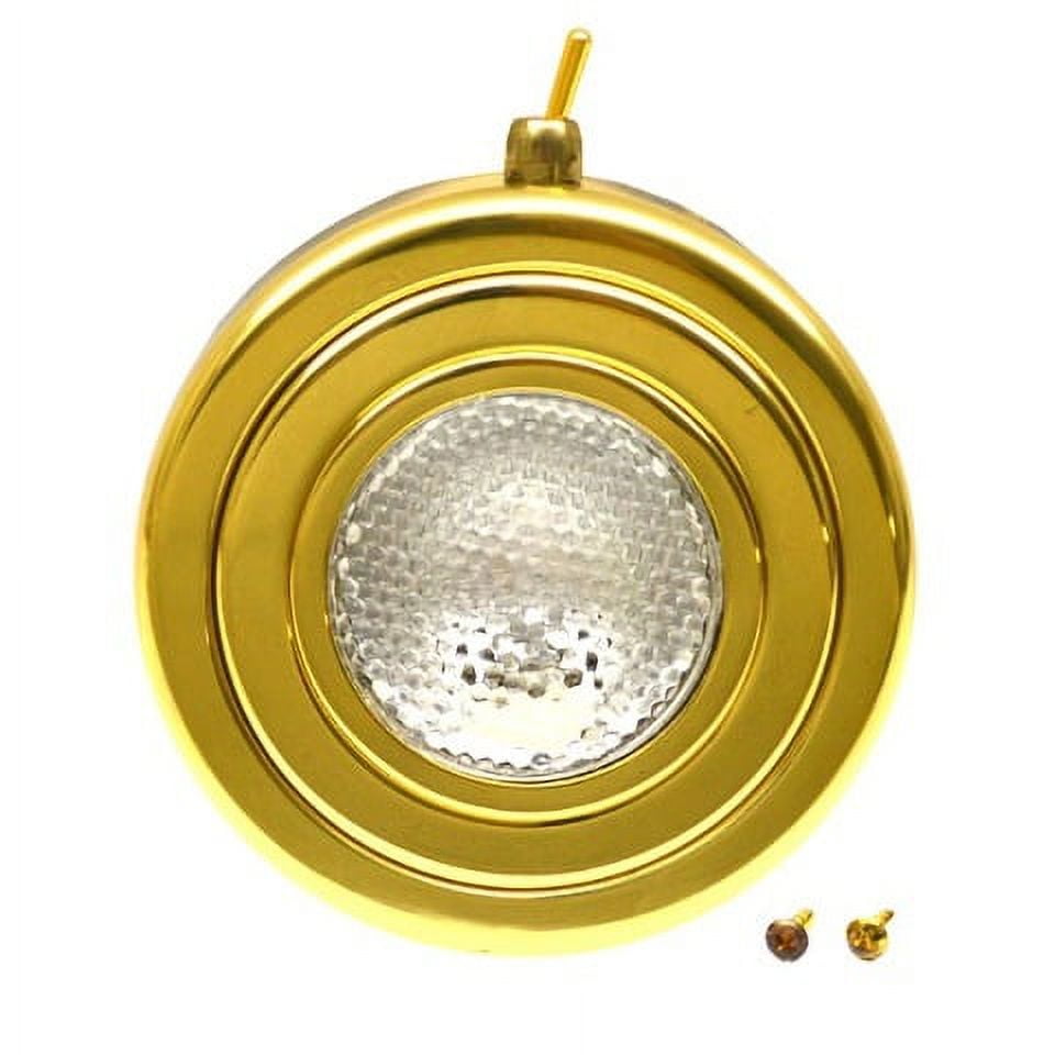 ITC Boat Cabin Light | Yacht 10W Plated Brass - Walmart.com