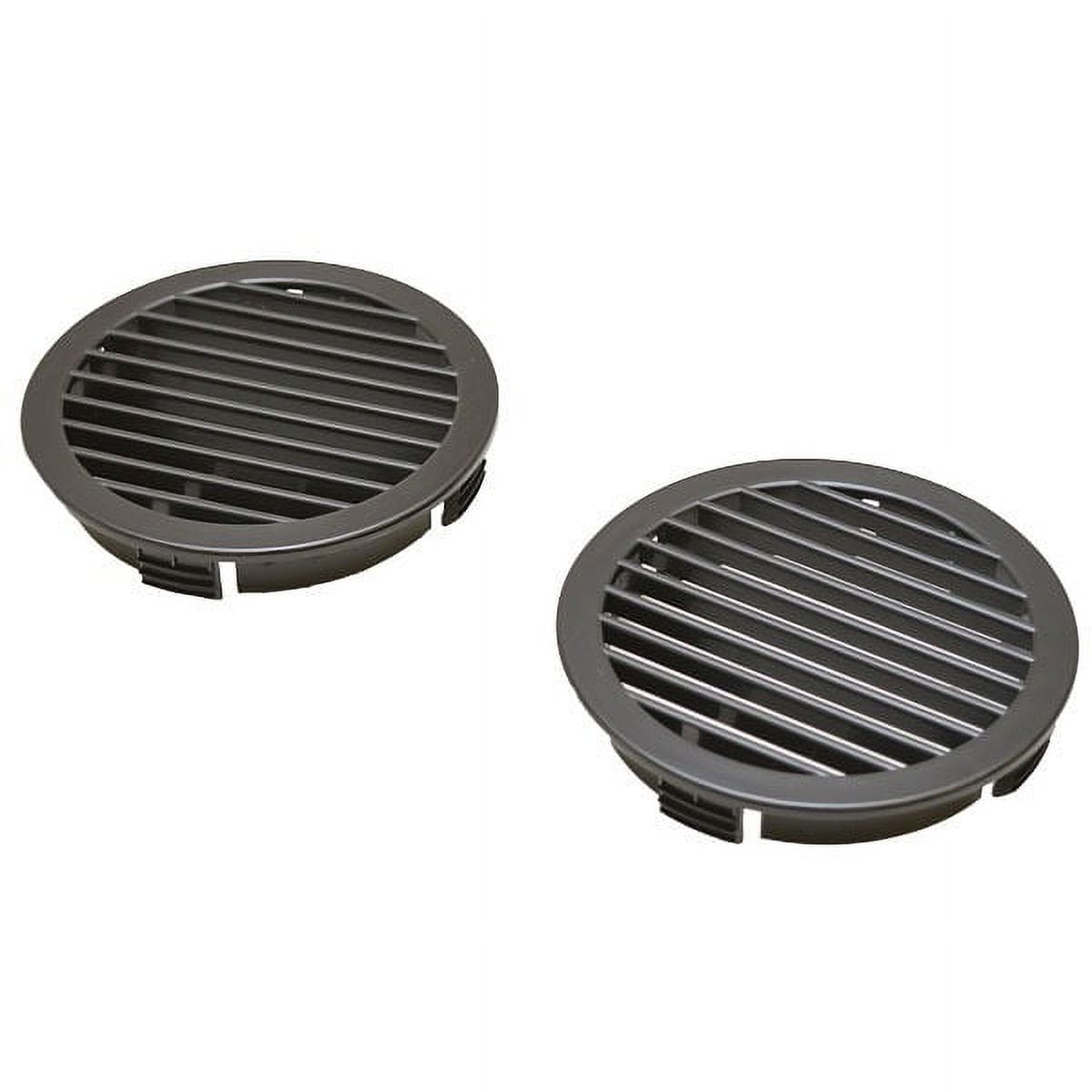 ITC Boat Vent Cover Grille 81931-B | 4 1/4 Inch Black (Pair) - Walmart.com