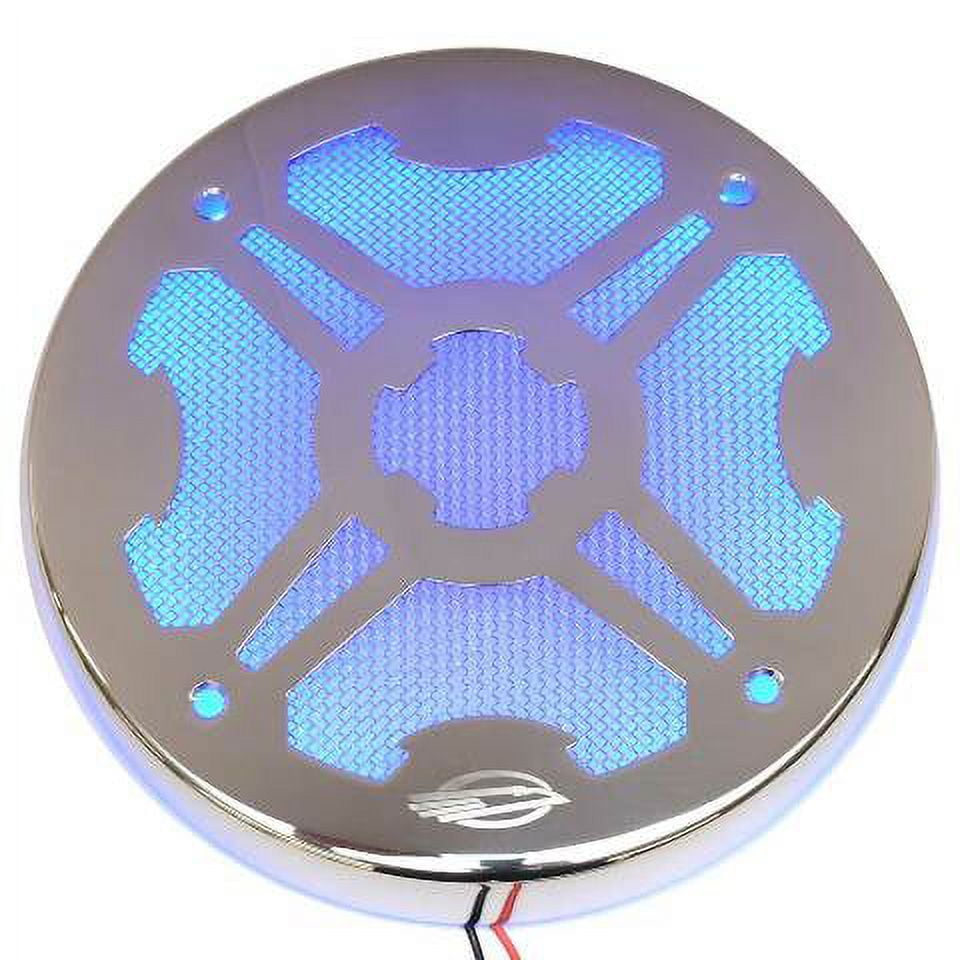 ITC Marine Boat Illuminated Speaker Cover | Chaparral Blue LED 7 3/8 ...