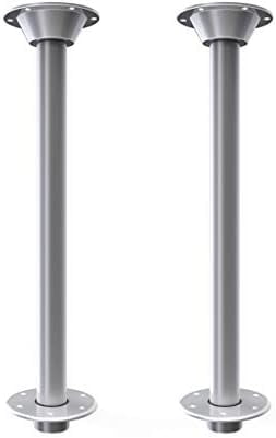 ITC RV or Boat Table Leg System. 2 Complete SurFit 29" Leg Sets, Silver ...