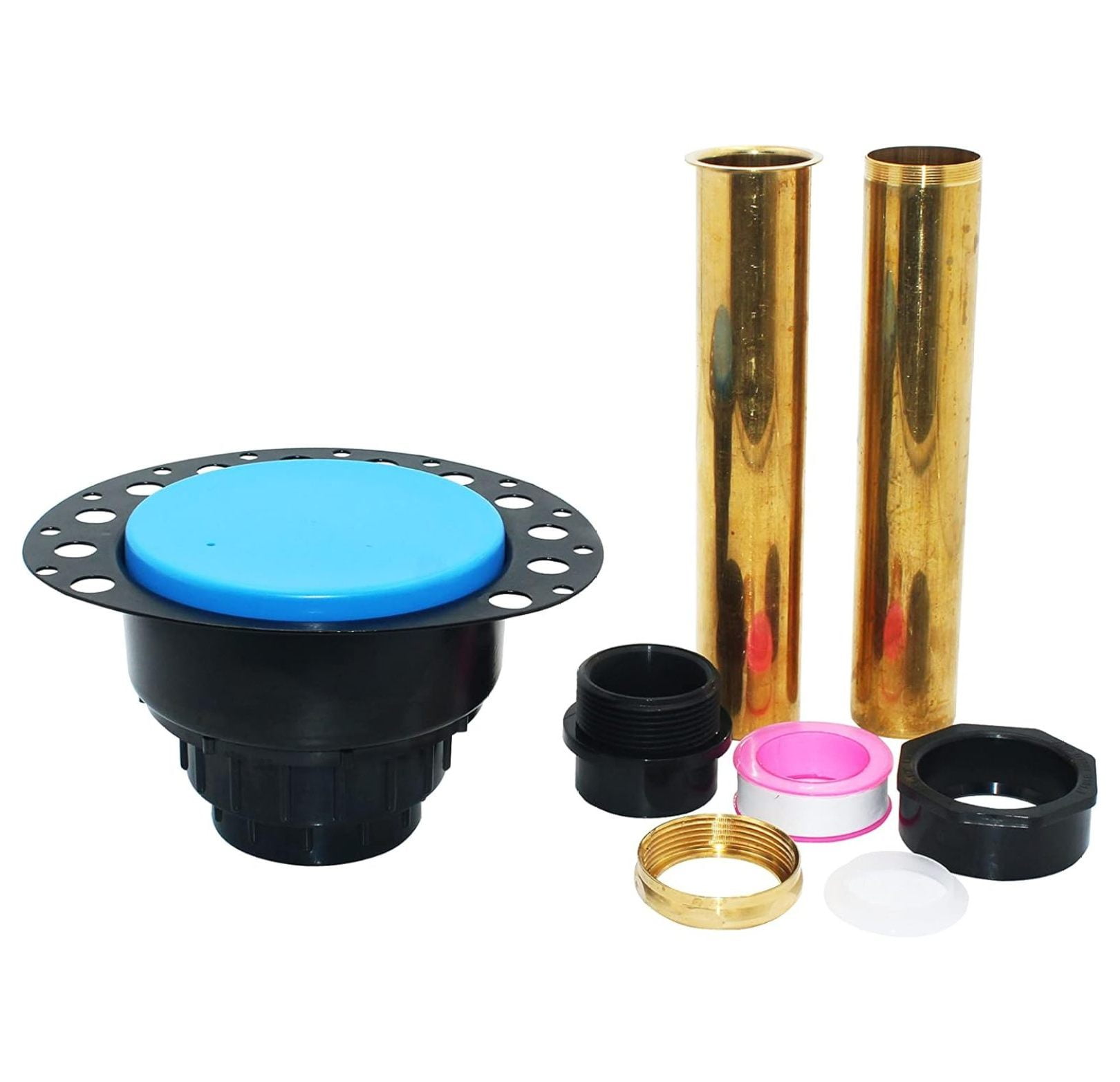 ITD35 Freestanding Bathtub Rough-In Kit with Brass Tail Pipe and ...