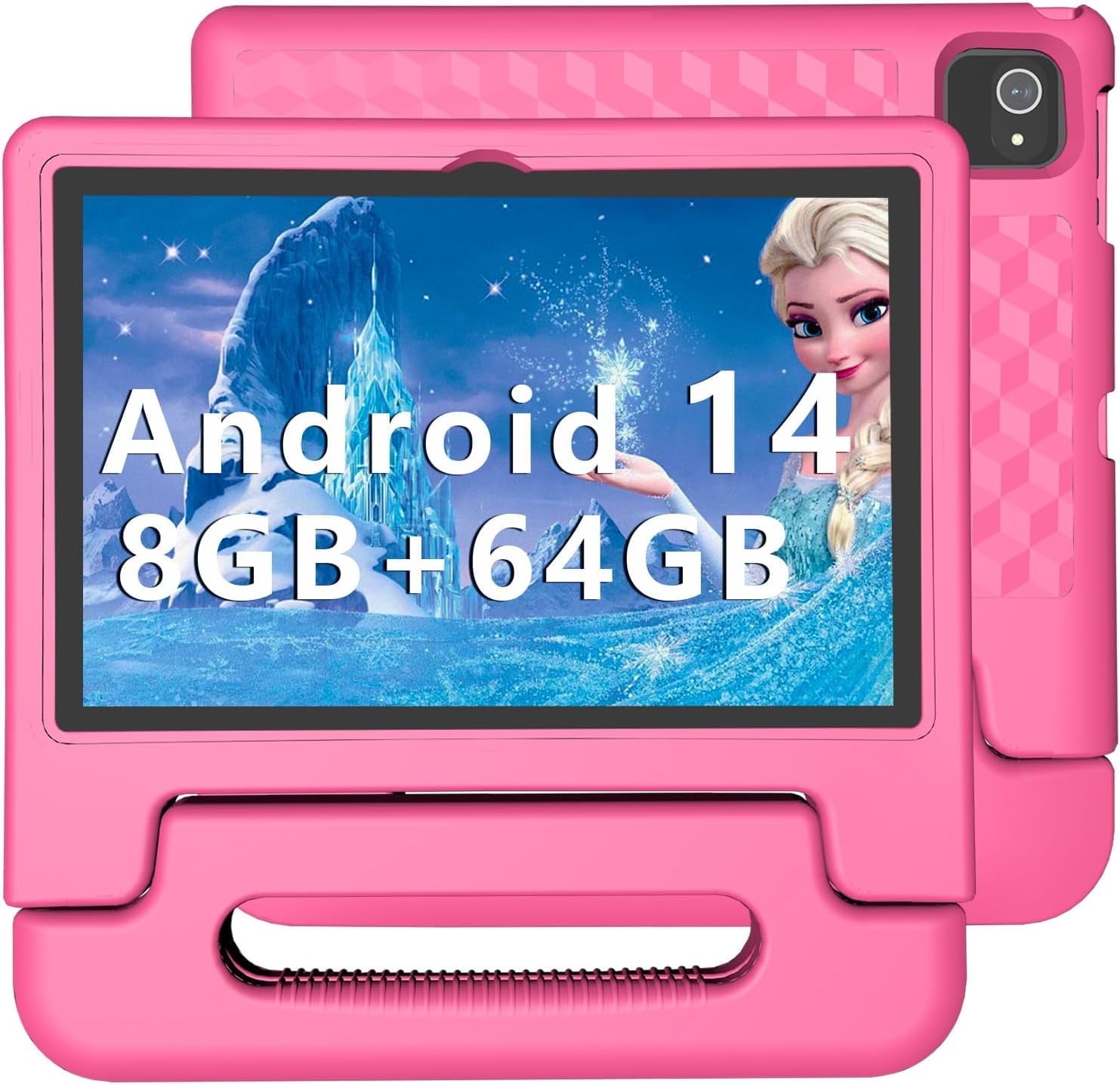 ITDULCET Kids Tablet 10 inch Android 14, 8GB RAM+64GB ROM Toddler ...