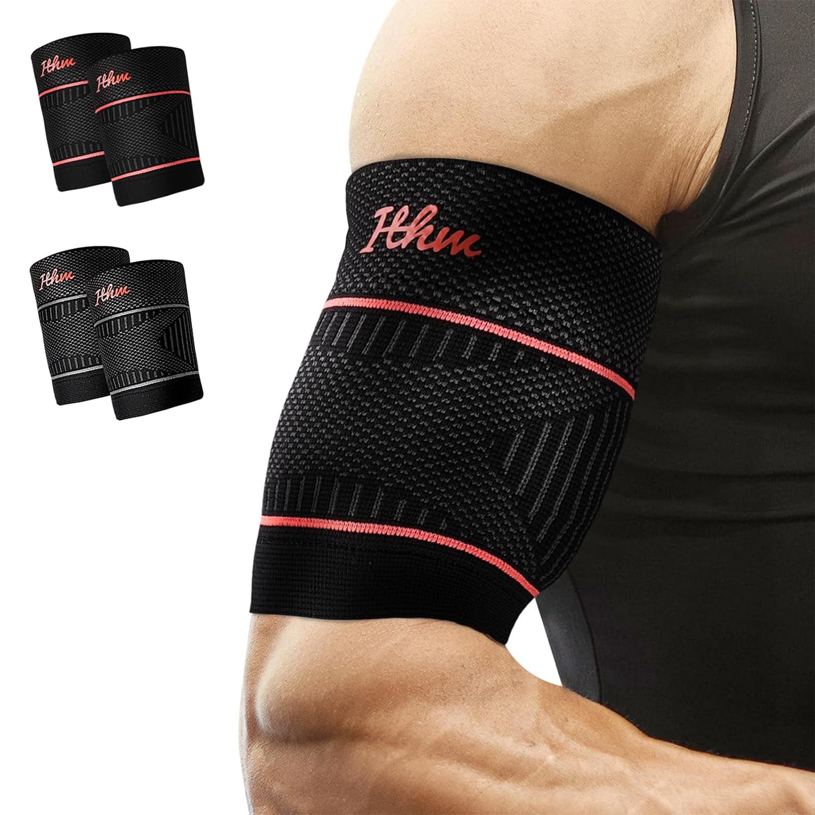 ITHW Bicep Tendonitis Brace for Pain Relief, Bicep Tendonitis Sleeve ...