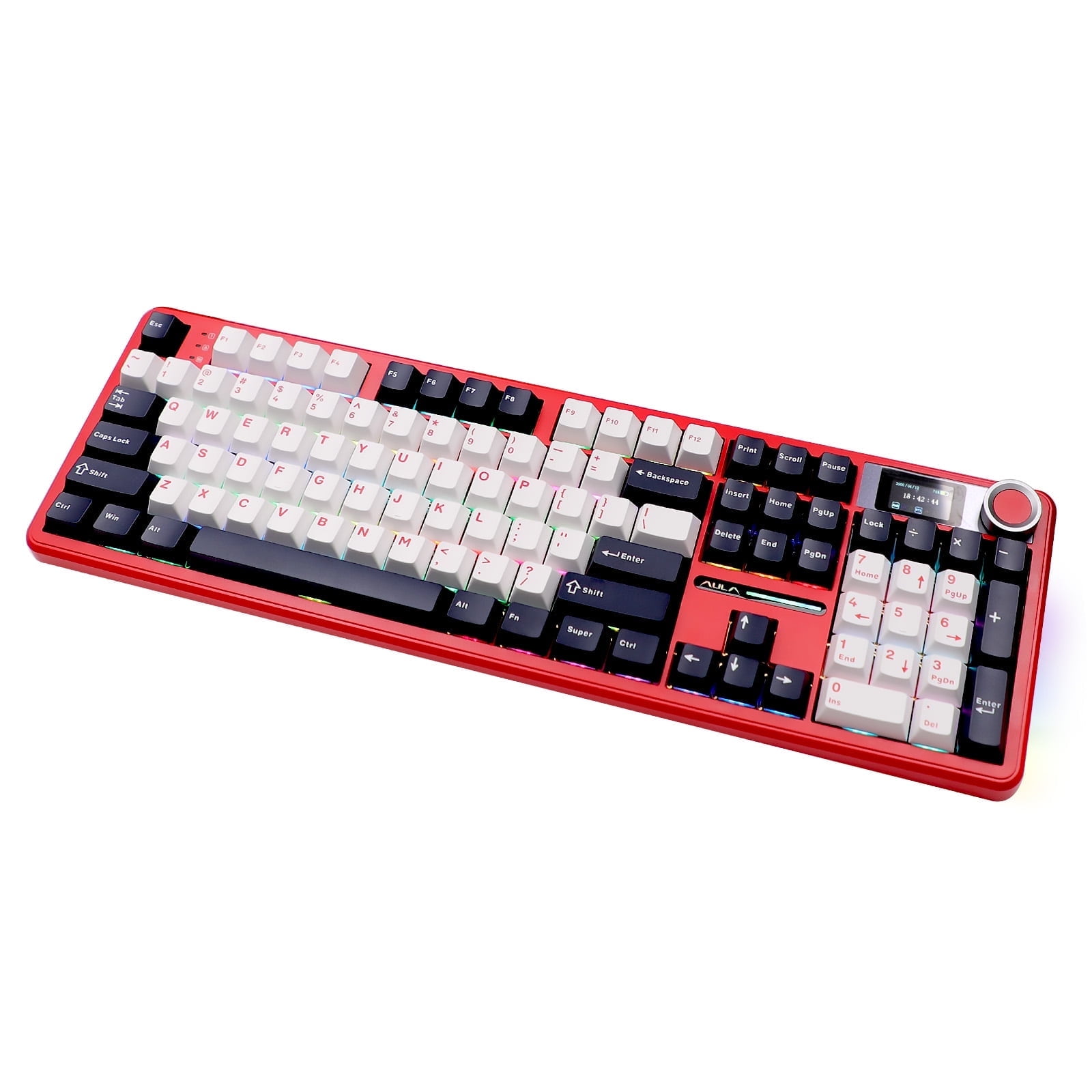ITIGOITIE 104-Key RGB Mechanical Keyboard with 1.14" Smart Screen ...