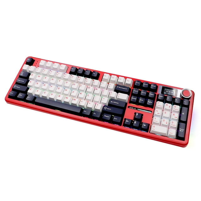 ITIGOITIE 104-Key RGB Mechanical Keyboard with 1.14" Smart Screen ...