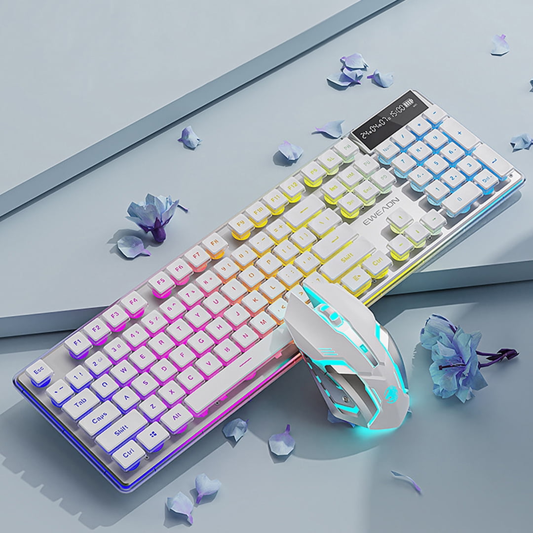 ITIGOITIE Tri - mode Keyboard and Mouse Set, Tape Display, RGB ...