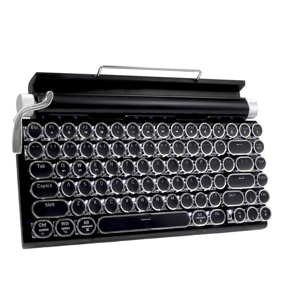 ITIGOITIE Vintage Typewriter Keyboard, 83-Key Retro Mechanical, Multi ...
