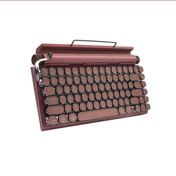 ITIGOITIE Wireless Typewriter Hot Swap Retro Mechanical Keyboard, Punk ...