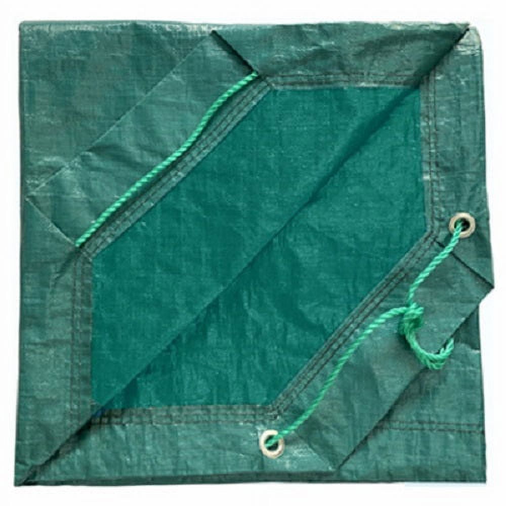 ITM MD-YT-GG-0909 9' x 9' Green Leaf Hauler Yard Tarp - Quantity of 2 ...