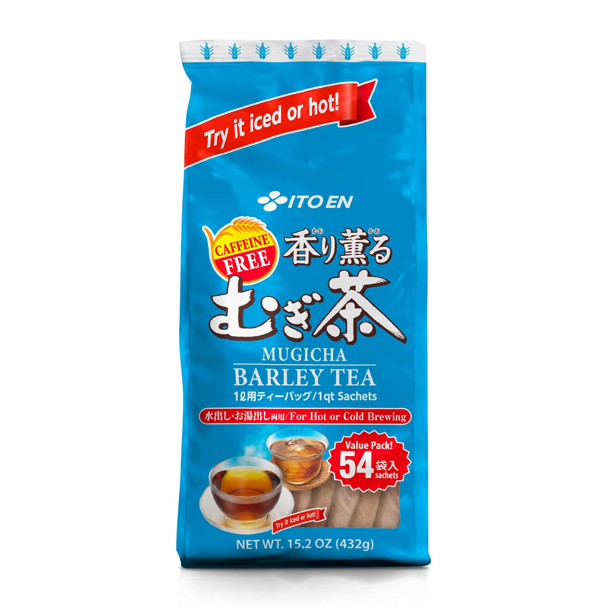 ITO EN Kaori Kaoru Mugicha Barley Tea Bags, 15.2oz, 432g - Walmart.com