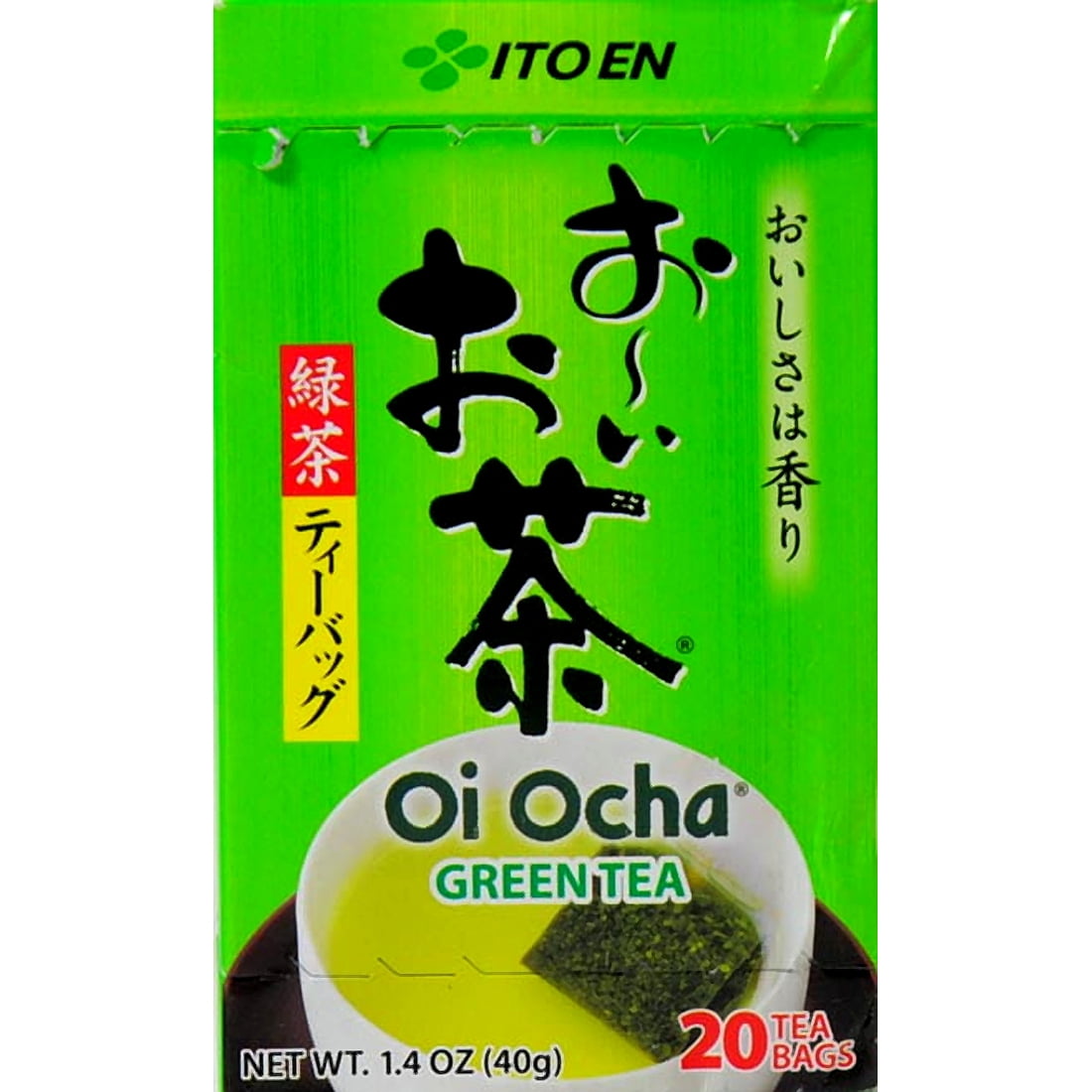 Ito En Usa Itoen Green Tea, 20 Wrapped Tea Bags, Japan's No. 1 Sencha ...