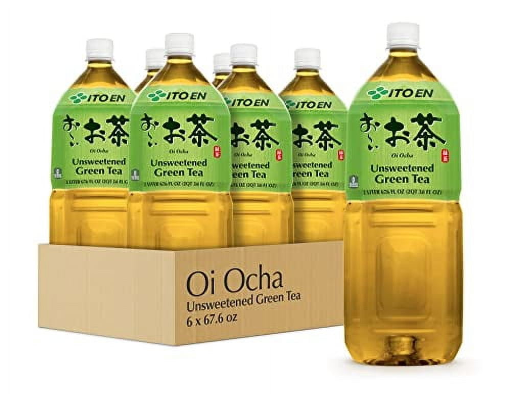 ITO EN Oi Ocha Green Tea, Sugar Free, 2 Liter Bottle, 67.6 Ounce (Pack ...