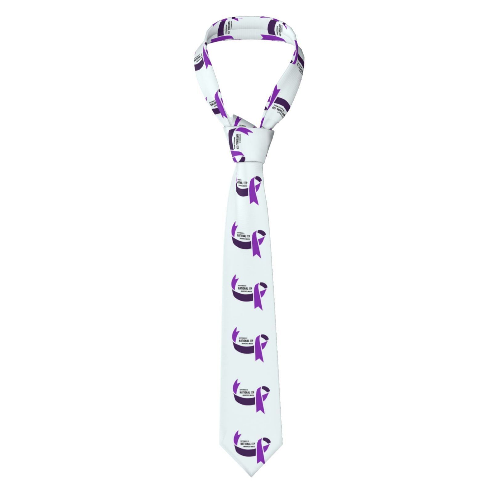 ITP Awareness Month Ties for Men Business Wedding Party Suit Fashion ...