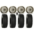 ITP Hurricane 14" Wheels Bronze 32" ATX470 Tires Polaris RZR XP 1000 ...