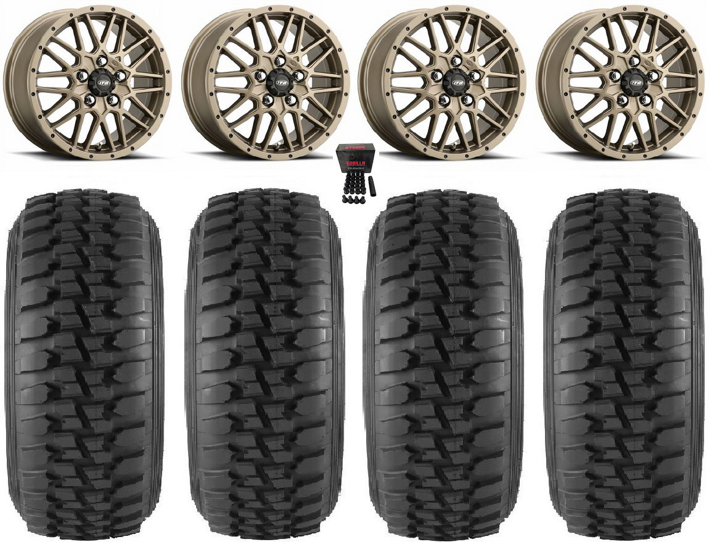 ITP Hurricane 15" Wheels Br 32" Desert Series Tires Polaris RZR Turbo R ...