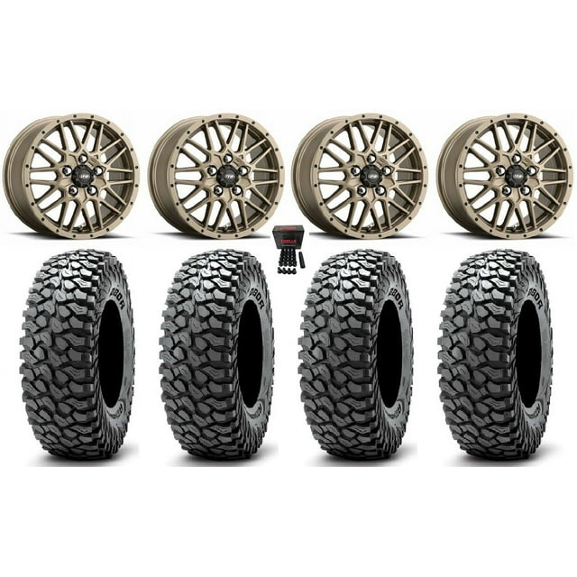 ITP Hurricane 15" Wheels Br 32" RocScraper Tires Polaris RZR Turbo R ...