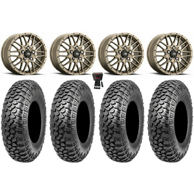 ITP Hurricane 15" Wheels Bronze 32" RAZR XT Tires Polaris RZR Turbo R ...