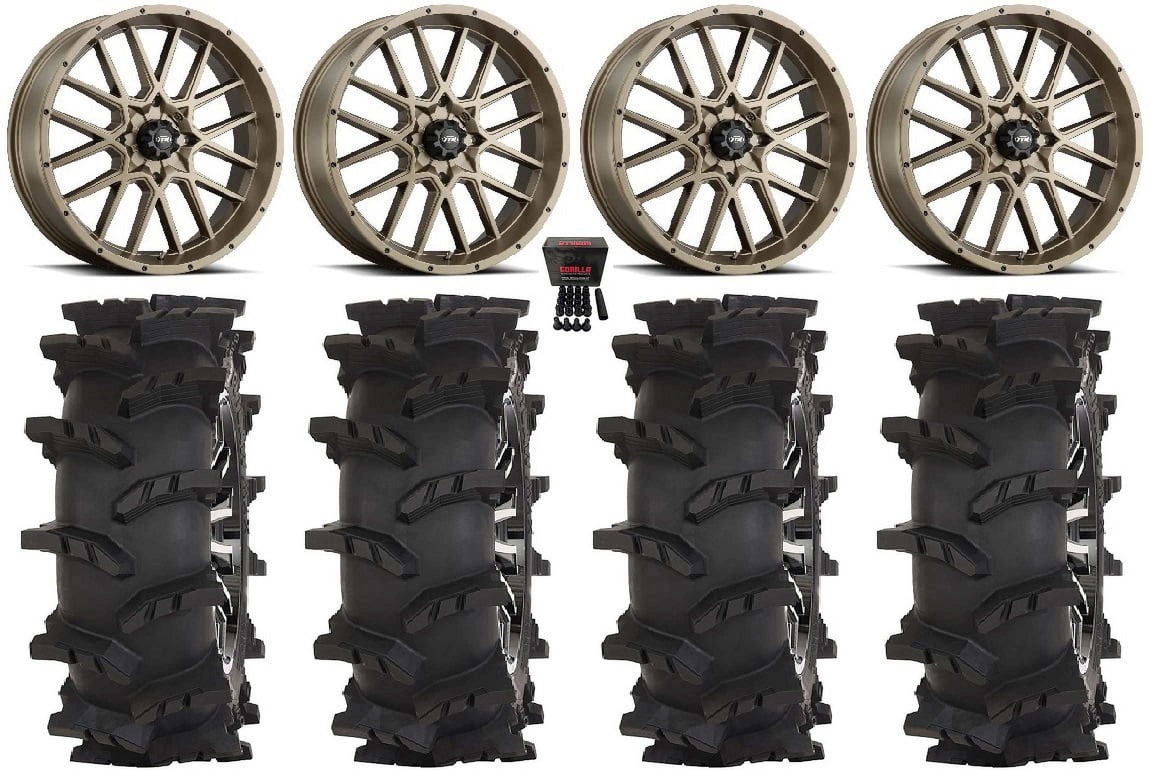 ITP Hurricane 20" Wheels Bronze 35" Outlaw Max Tires Can-Am Maverick X3 ...
