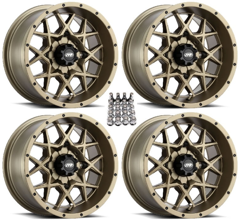 ITP Hurricane ATV Wheels/Rims Bronze 14" Sportsman 550 850 1000 ...