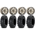 ITP Inertia Bdlk 14" Wheels Br +40mm 30" Mud Lite II Tires Sportsman ...