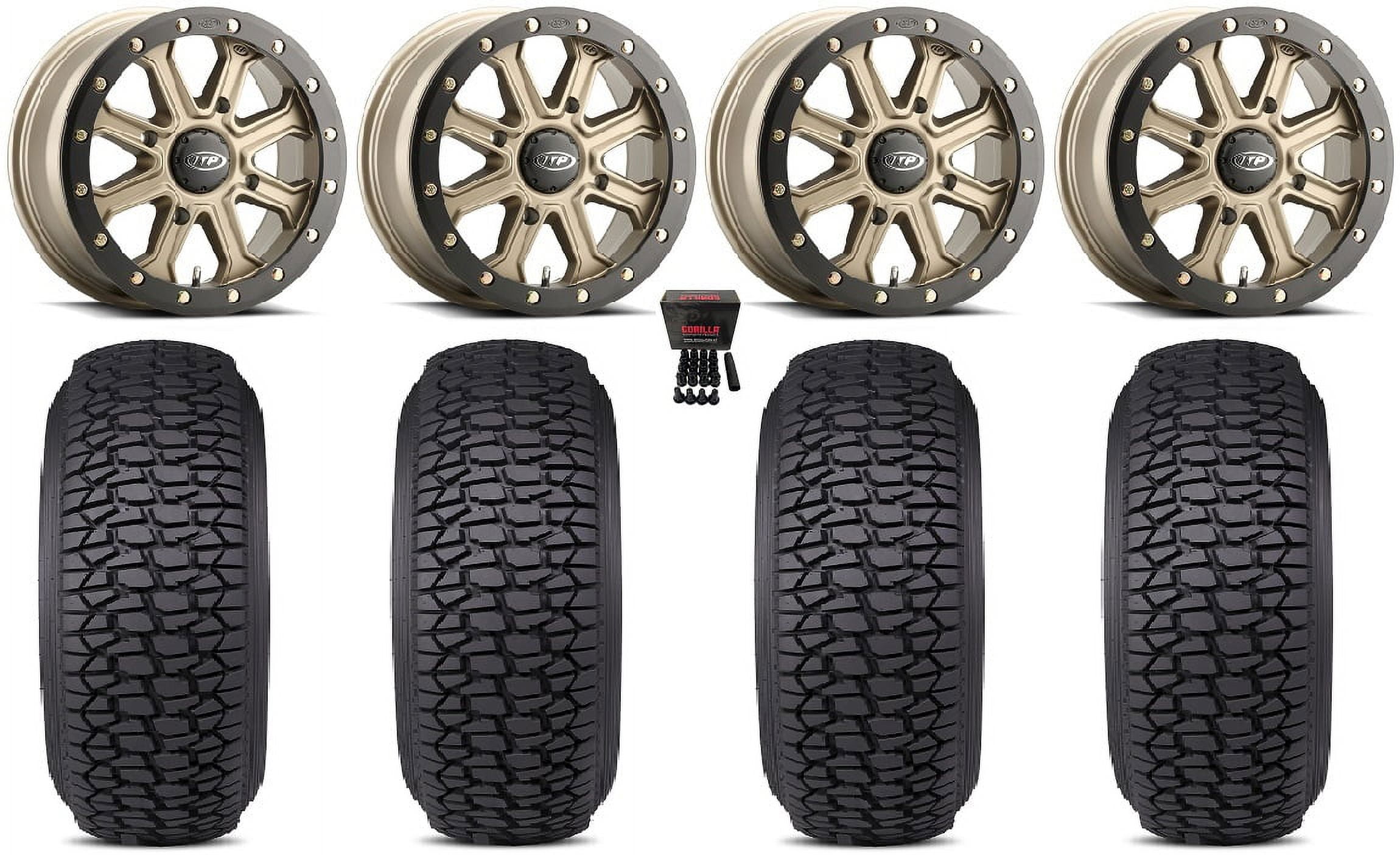 ITP Inertia Beadlock 14" Wheels Bronze +40mm 30" Regulator 2 Tires Can ...